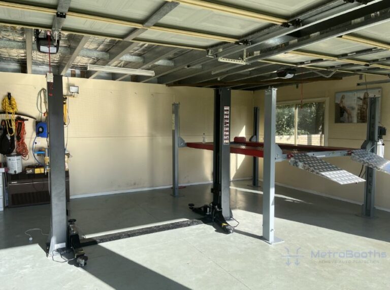 Car Hoist Installation | Auto Hoists Installed Sydney | MetroBooths